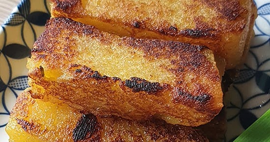 Rumbling Tummy: Pan fried Tapioca Kueh (Thermomix)