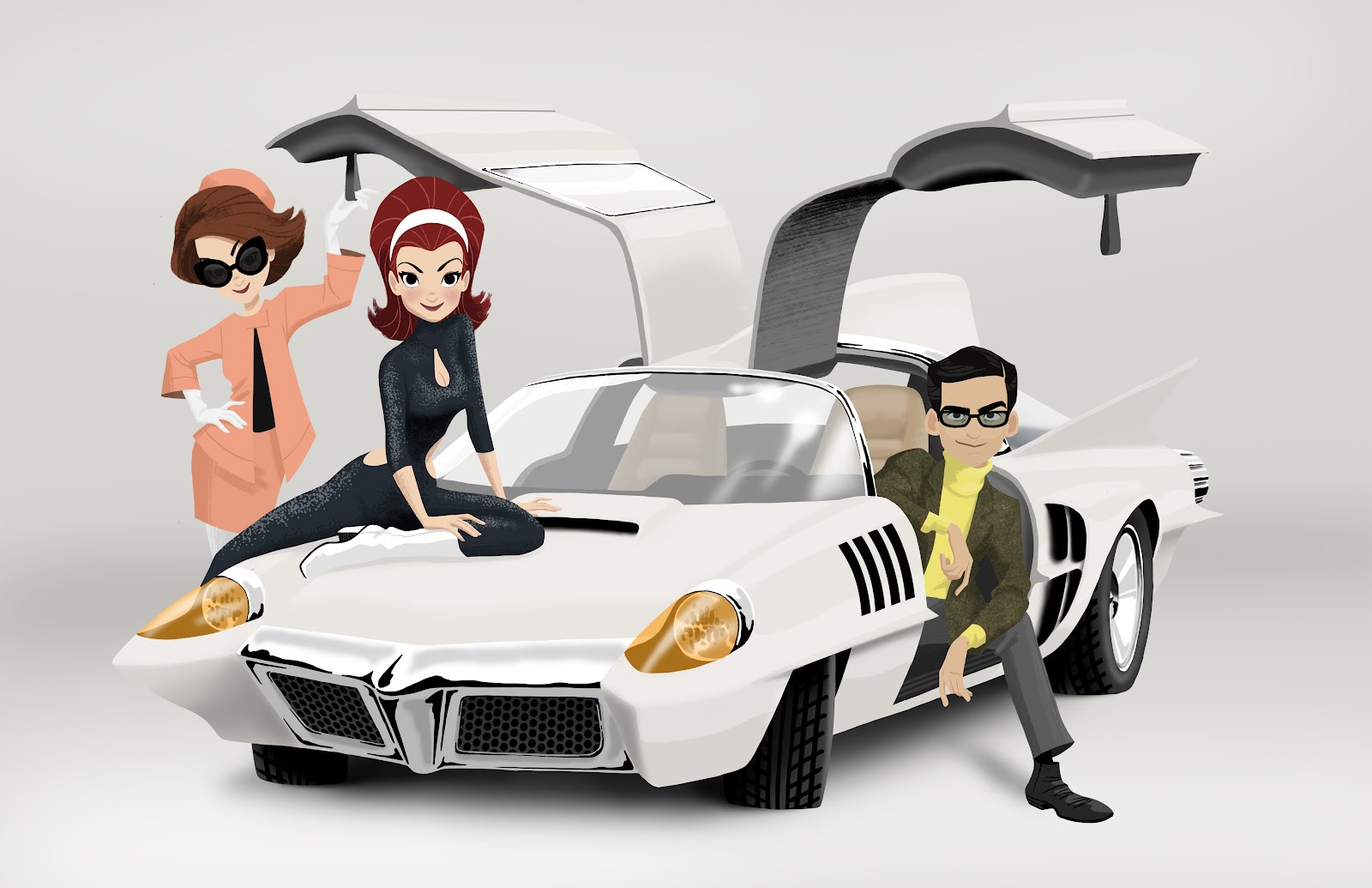 The Haunted Mansion-Northside: 60's Caper film