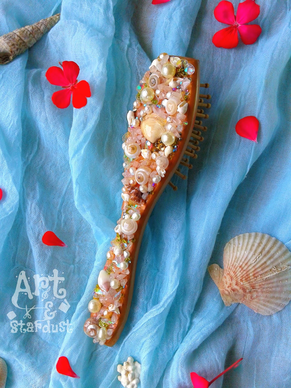 DIY Mermaid Hair Brush