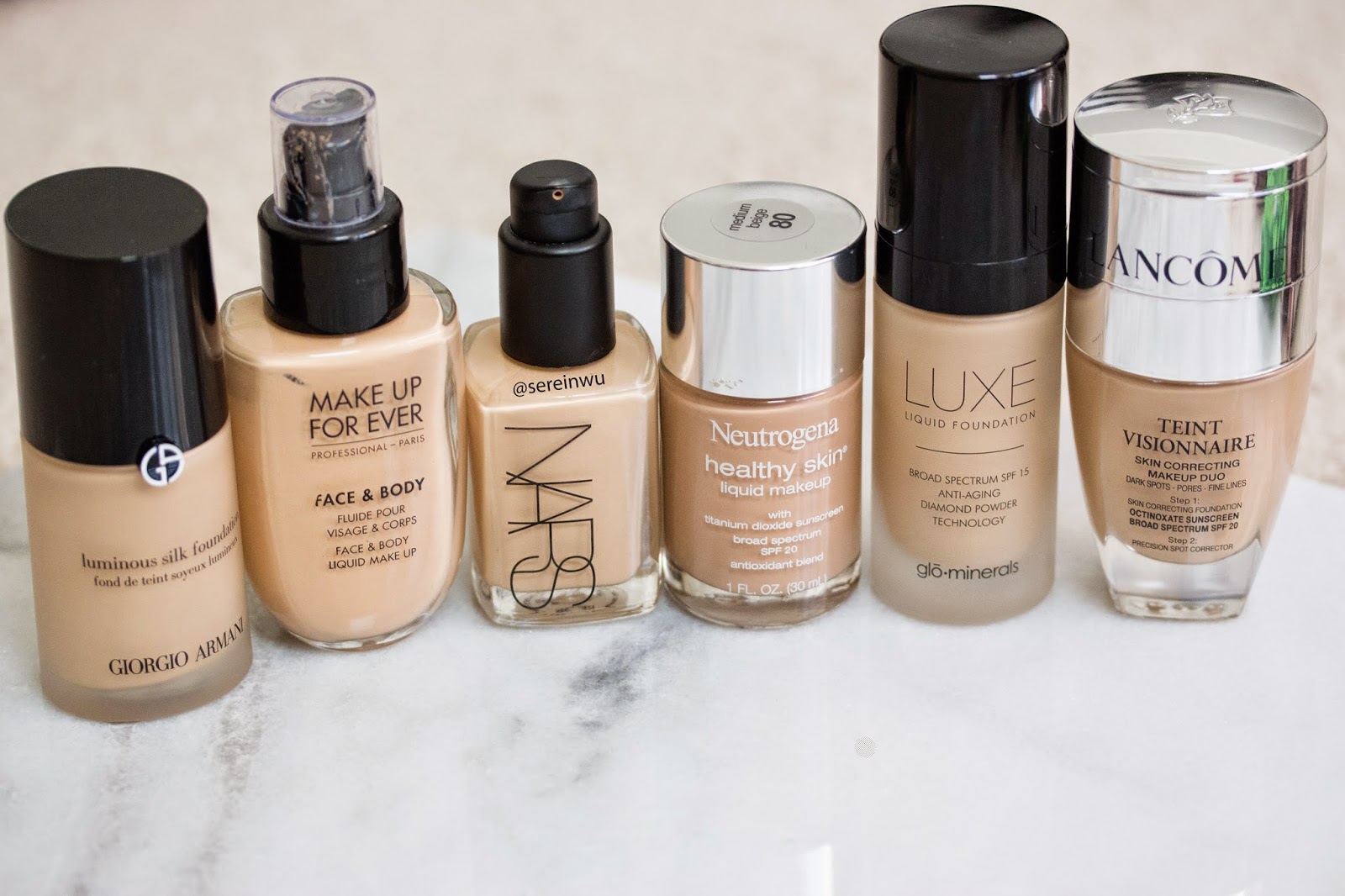 Dress Yourself Happy By Serein: The Best Liquid Foundations 2014