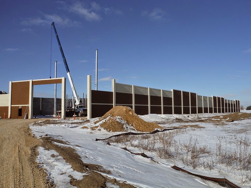 Crest Precast Concrete: Electrical Substation Security Wall from Crest ...