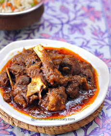 A Homemaker's Diary: Mutton Kasha (Spicy curried Goat Meat/ bengali ...
