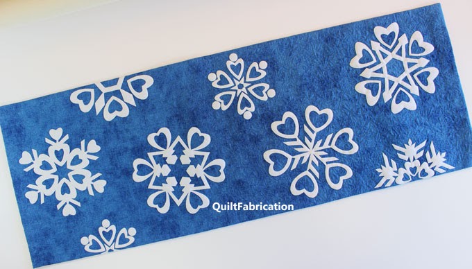 Snowflake Table Runner