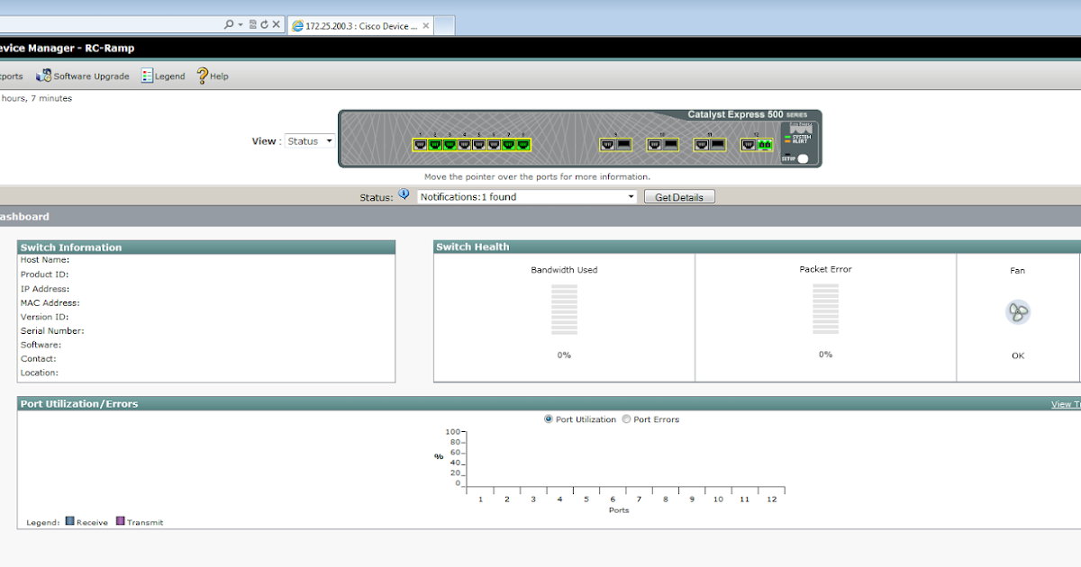 Catalyst Express 500 Switch Use CLI Web GUI