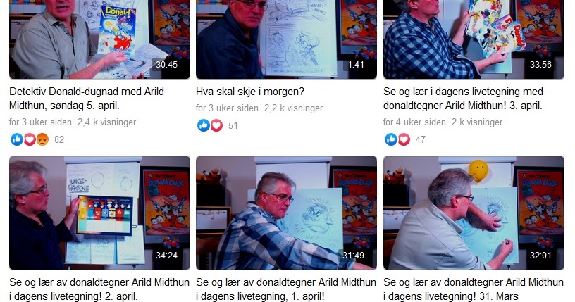 Disney Comics Randomness: Live drawing with Arild Midthun during the ...