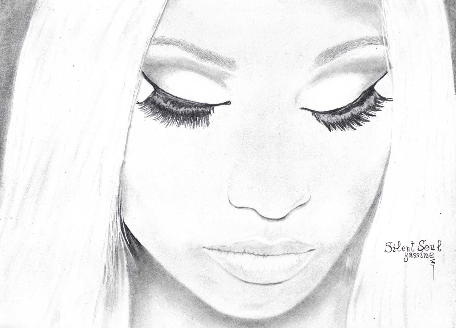 Nicki Minaj Pencil Drawings
