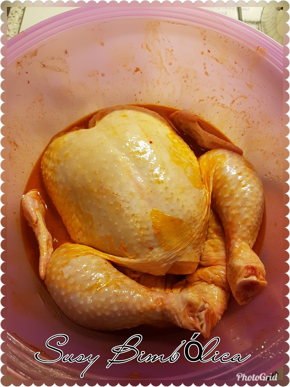 Susy Bimbólica: Frango sentado à moda da Susy