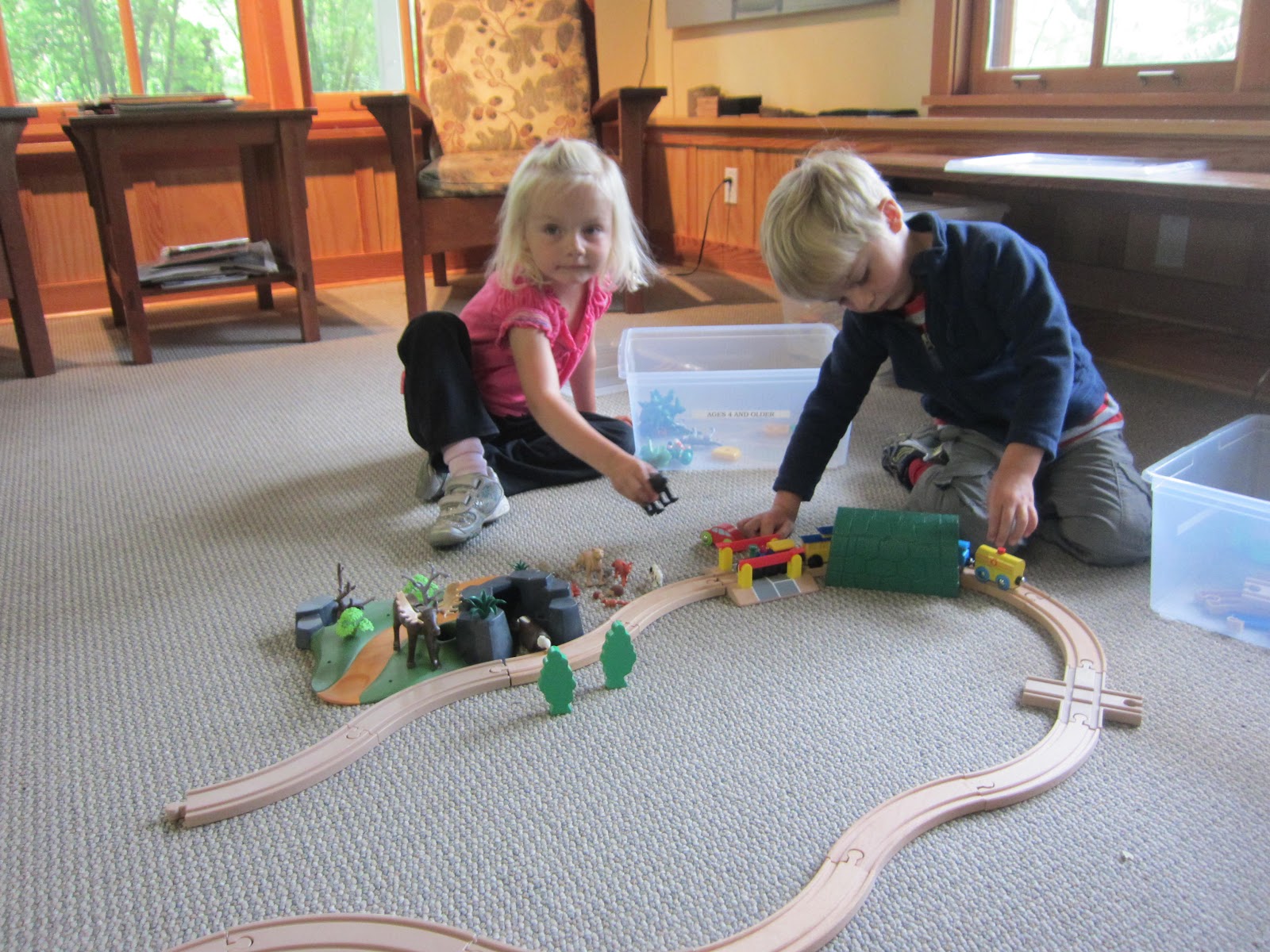 Max and Zoe: A waterfall and some skinny dipping