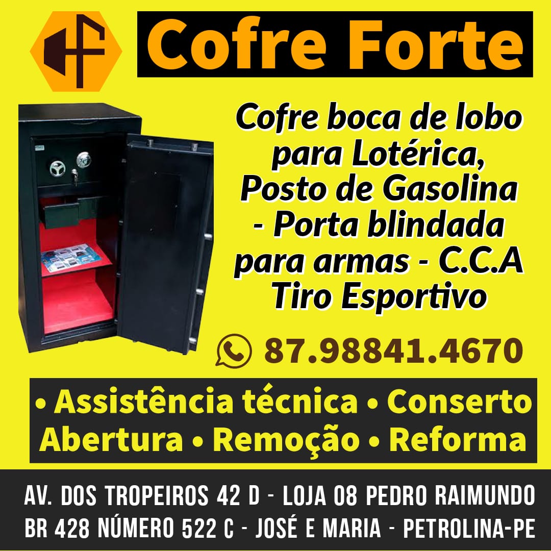 Por que Comprar um Cofre? Conheça 10 Motivos! ~ G7 PETROLINA
