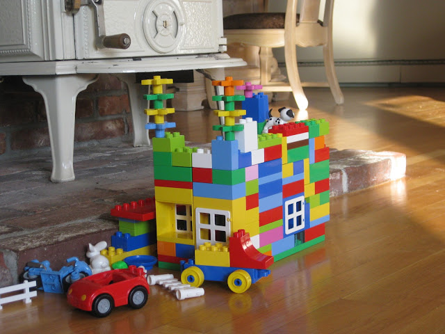 The Wonder Years: Contact Paper Snowflakes (and indoor play photos)