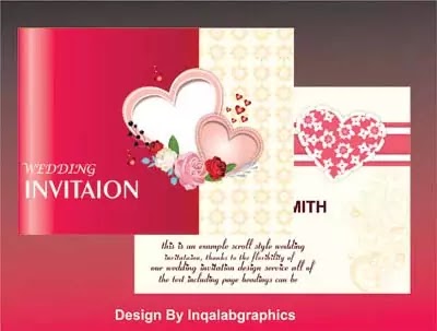 Wedding Invitation Vector - Free wedding card design vector Corel draw ...