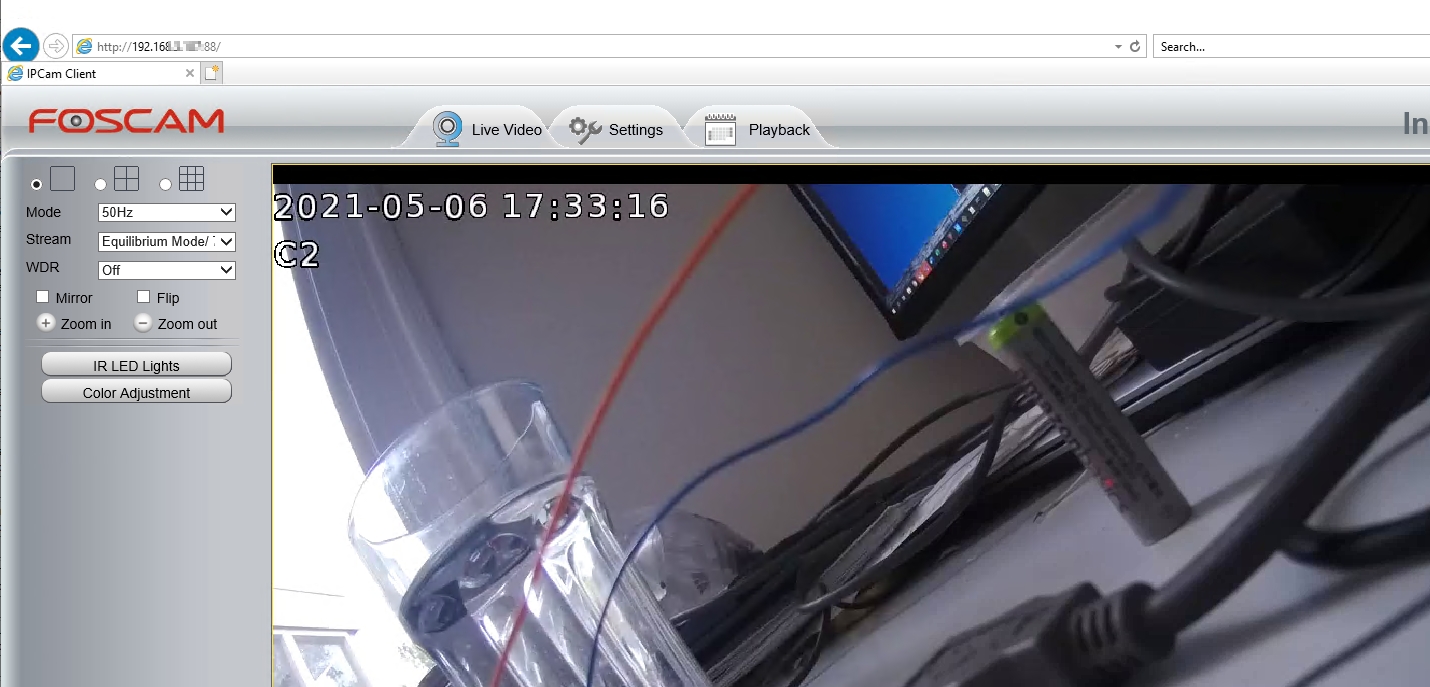 Bricked Foscam C2 brought back to life after 2 years...