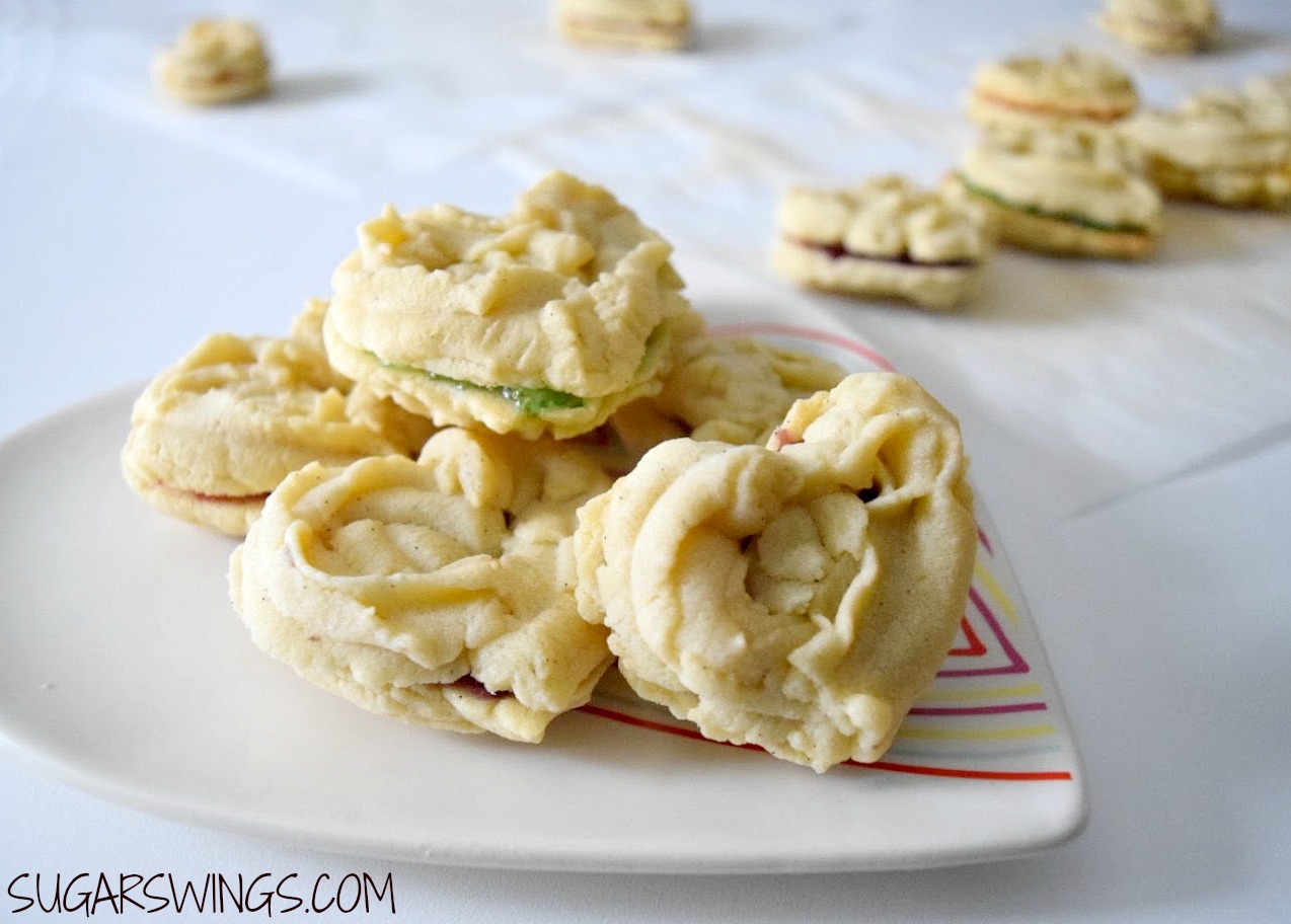 Sugar Swings! Serve Some: Piped Heart Shaped Butter Cookies - filled ...