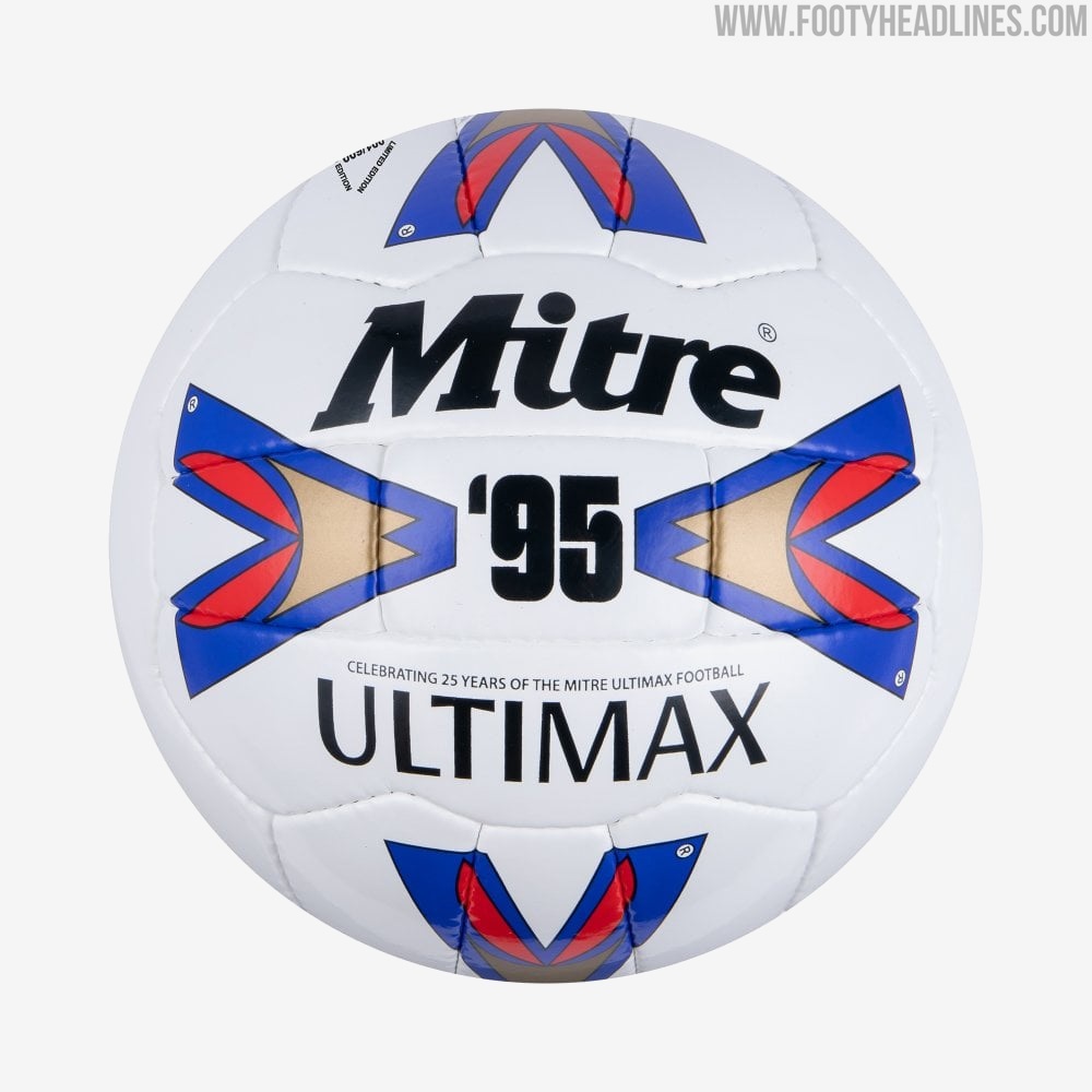 Mitre 1995-2000 Premier League 'Ultimax' Ball Relaunched - Footy Headlines