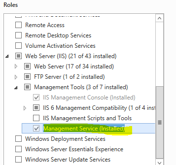 IIS: Publish Project to remote IIS with Web Deploy.