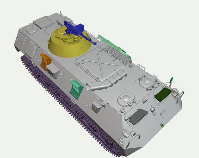 Gulumik Military Models: 1V13 m1980 1/72 RESIN KIT RED TANK MINIATURE ...