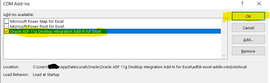 ADF Desktop Integration (ADFDI) in Oracle Cloud Applications