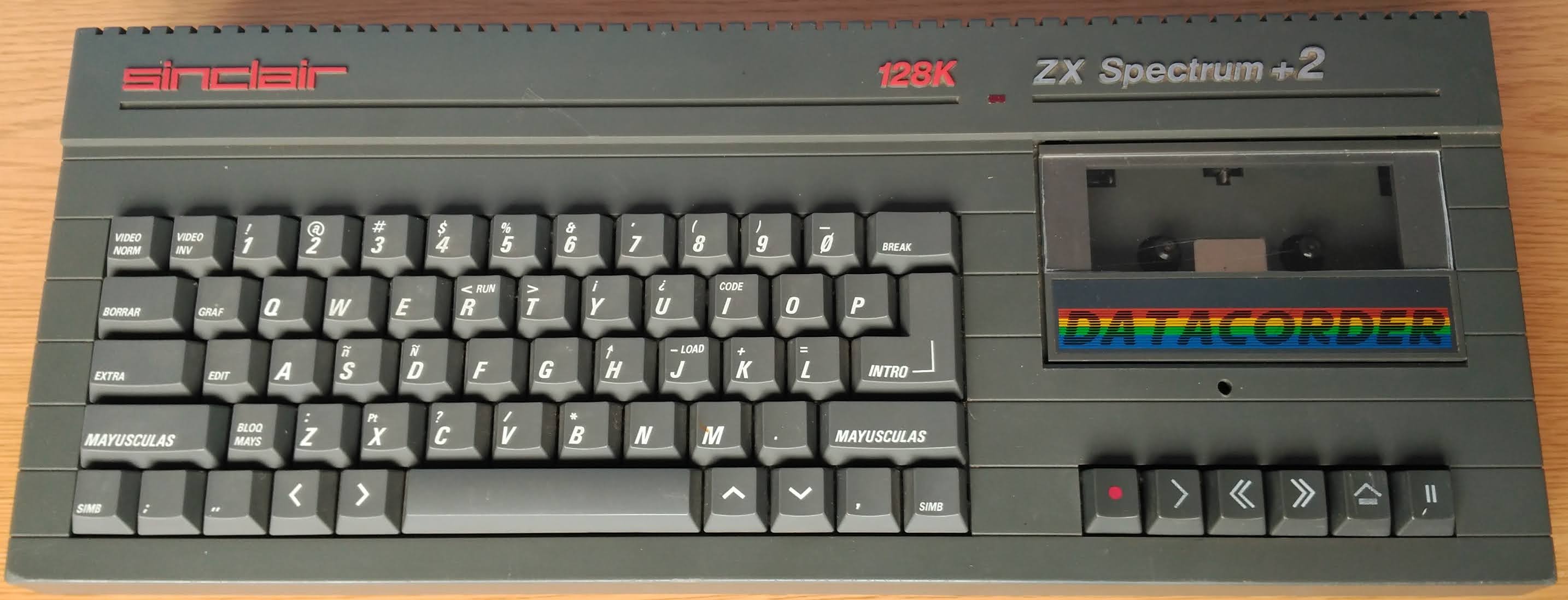 Retro Ordenadores Orty: Sinclair ZX Spectrum +2 (ISS 3) (1986) (teclado ...