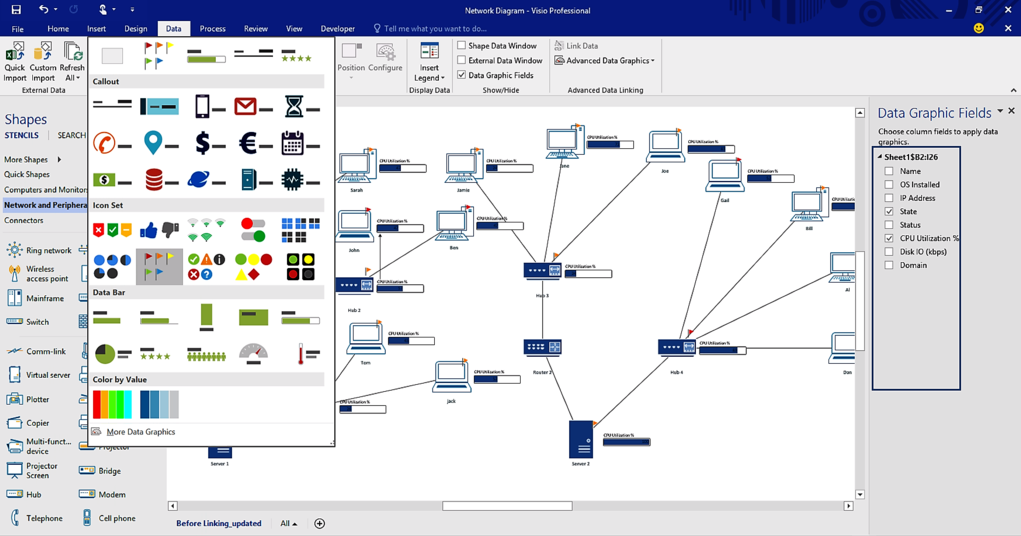 Tutoriales de Microsoft proyect y visio 2016