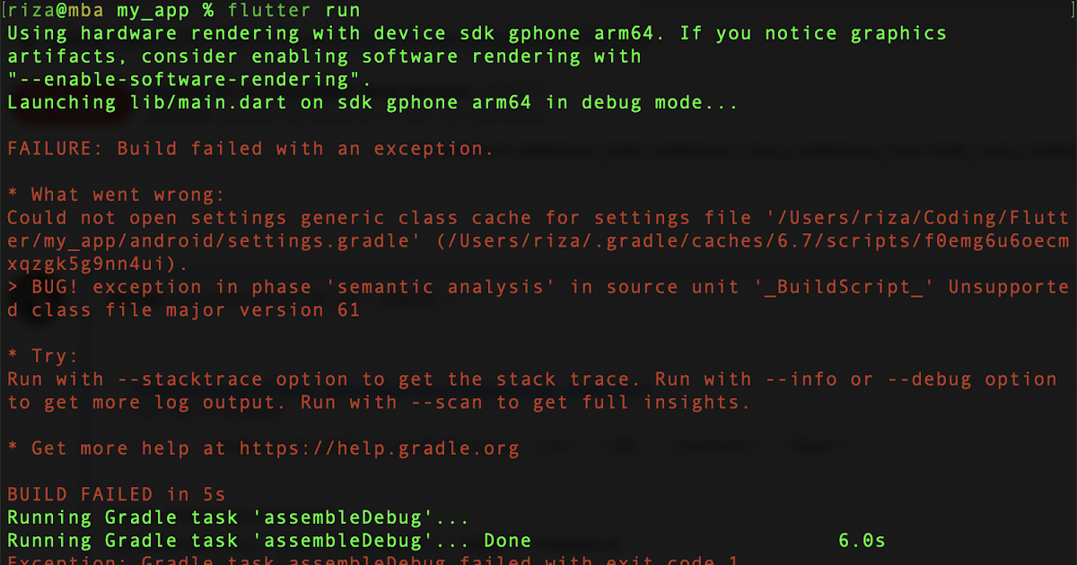 Blog Rizauddin: Flutter: Unable to find bundled Java version