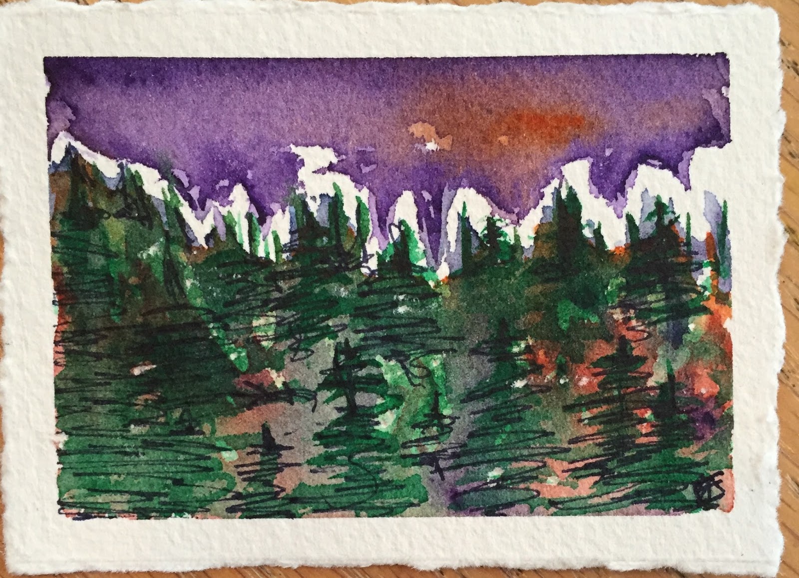 Scribbling With Spirit: Fifty Itty Bitty Paintings, Part Five
