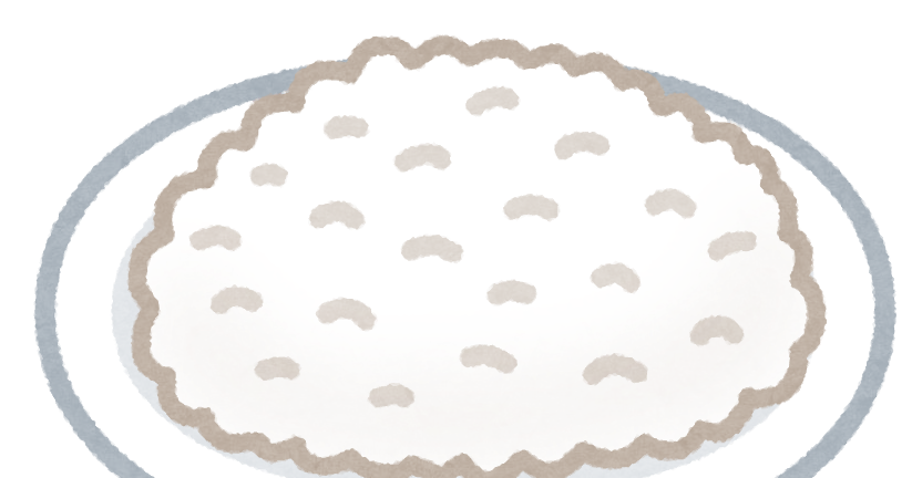 平皿に盛られたご飯のイラスト かわいいフリー素材集 いらすとや