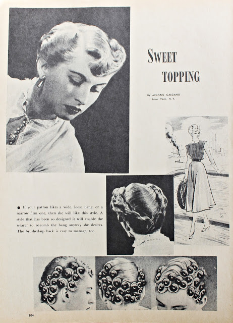 6 Pin Curl Setting and Styling Patterns from the 1950s / Va-Voom ...