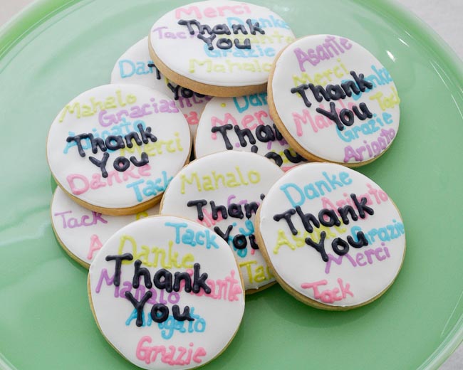 The Best Way to Say Thank You -- Cookies - Daily Cake Recipes