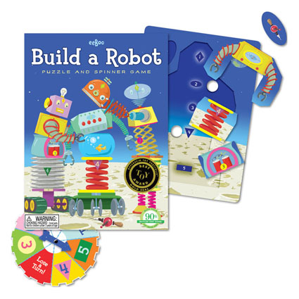 Build a Robot Game Review and eeBoo Giveaway ~ She's Crafty