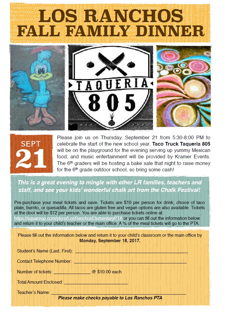 Los Ranchos Elementary School: September 2017