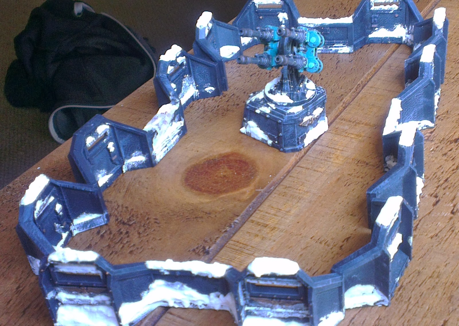 Grudgingly Read: Tutorial; Cheap, easy snow for Warhammer bases