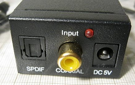 Common Emitter: SPDIF to analog converter