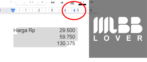 Menggunakan Left Tab stop Centre Tab stop Dan Right Tab stop Di Google menggunakan-left-tab-stop-centre-tab-stop-dan-right-tab-stop-di-google