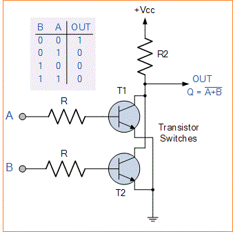 Gerbang Logika NOR - Belajar Elektronika