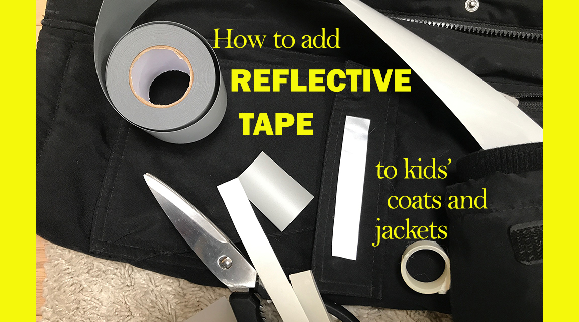 A little Donnerwetter Blog: How to Add Reflective Tape to Kids' Coats ...