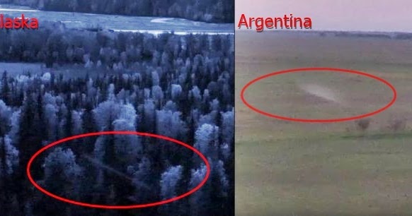 Fastwalkers flying at an incredible speed through the sky over Alaska ...