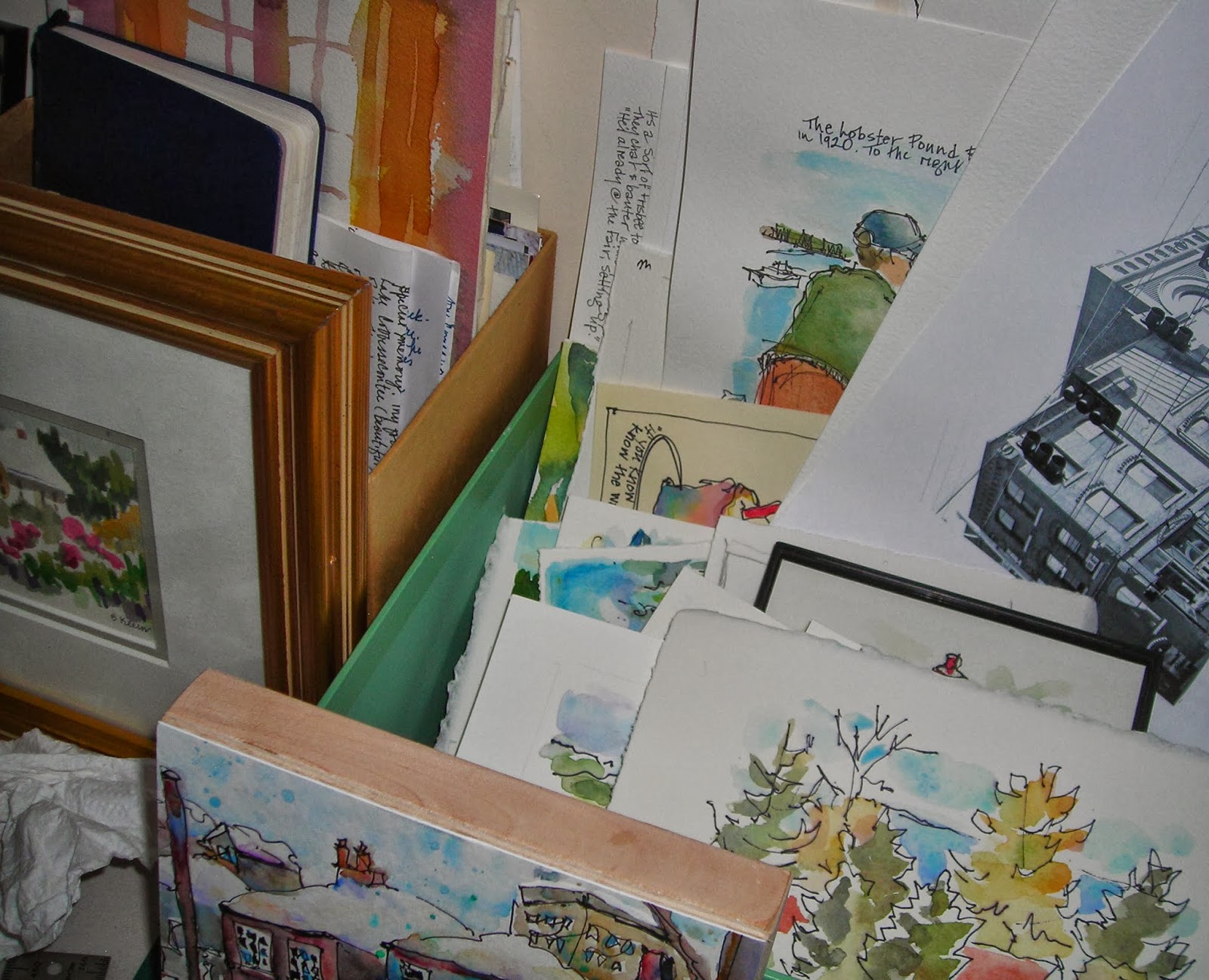 Sketchbook Wandering : The Messy Art Room