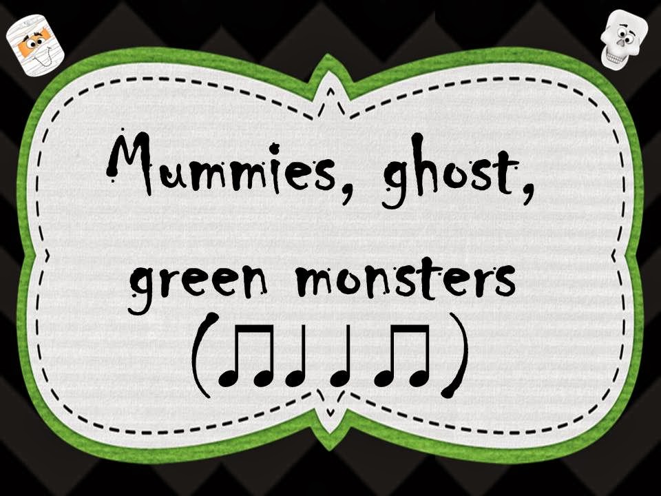 O For Tuna Orff: Halloween Rhythm Dictation slides for Powerpoint ...