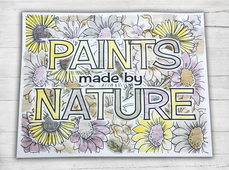 Nature Paint - How to make paint from nature - Messy Little Monster