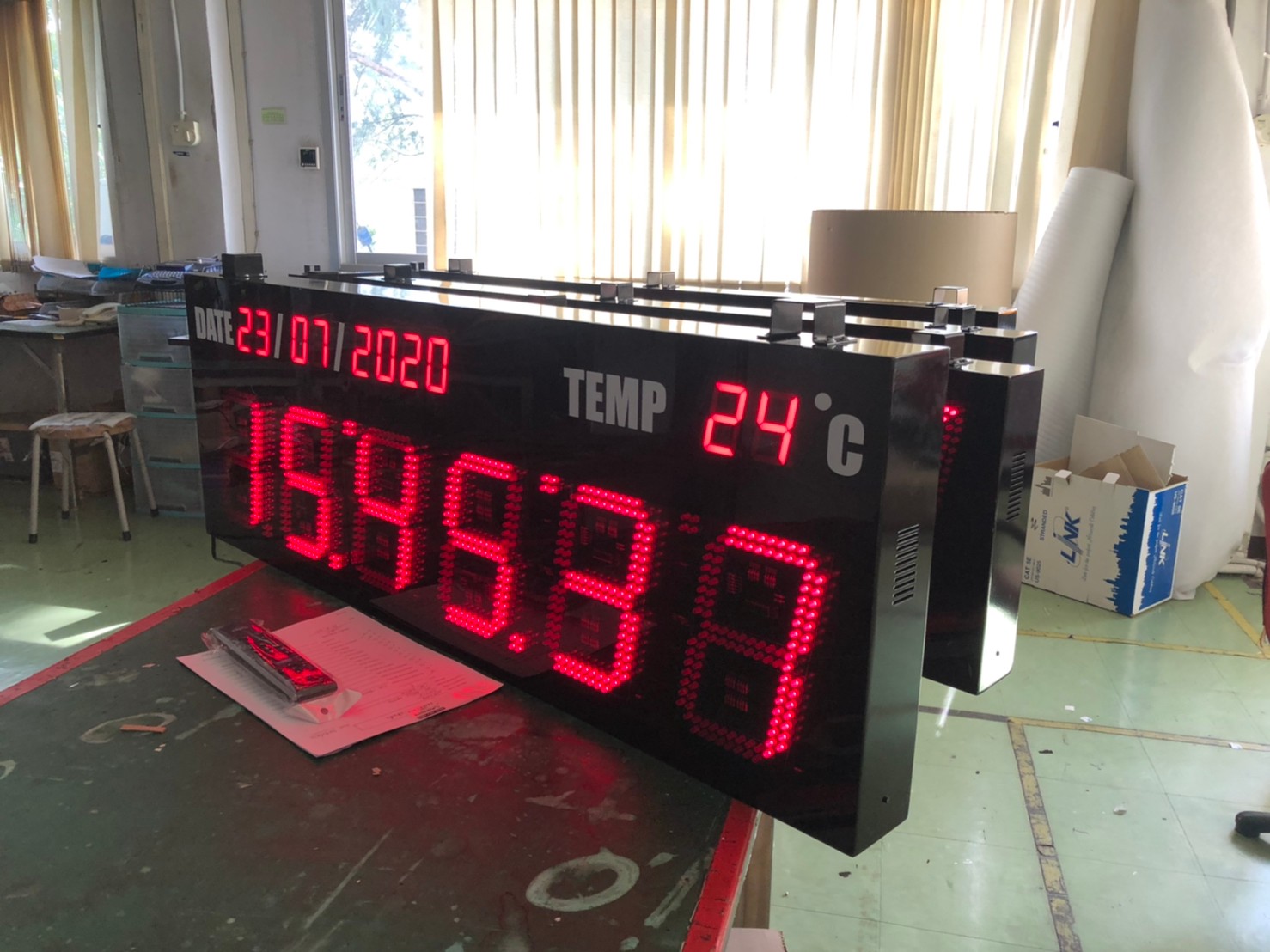 ผู้ผลิต จำหน่าย Production display board: นาฬิกาดิจิตอลขนาดใหญ่ DIGITAL ...