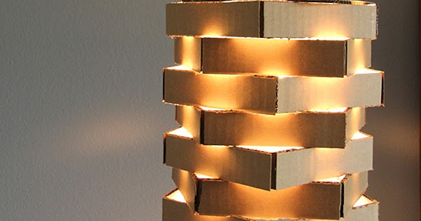 Creativity..!!: Creative Cardboard Lamps..!!