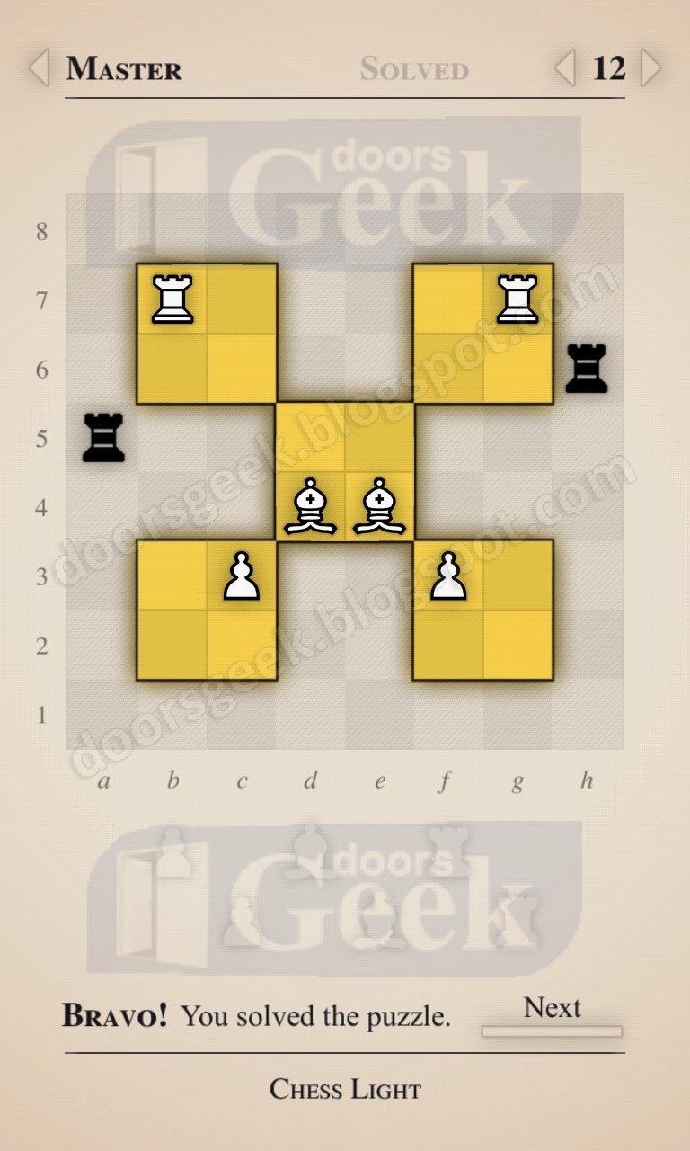 Chess Light [Master] Level 12 ~ Doors Geek