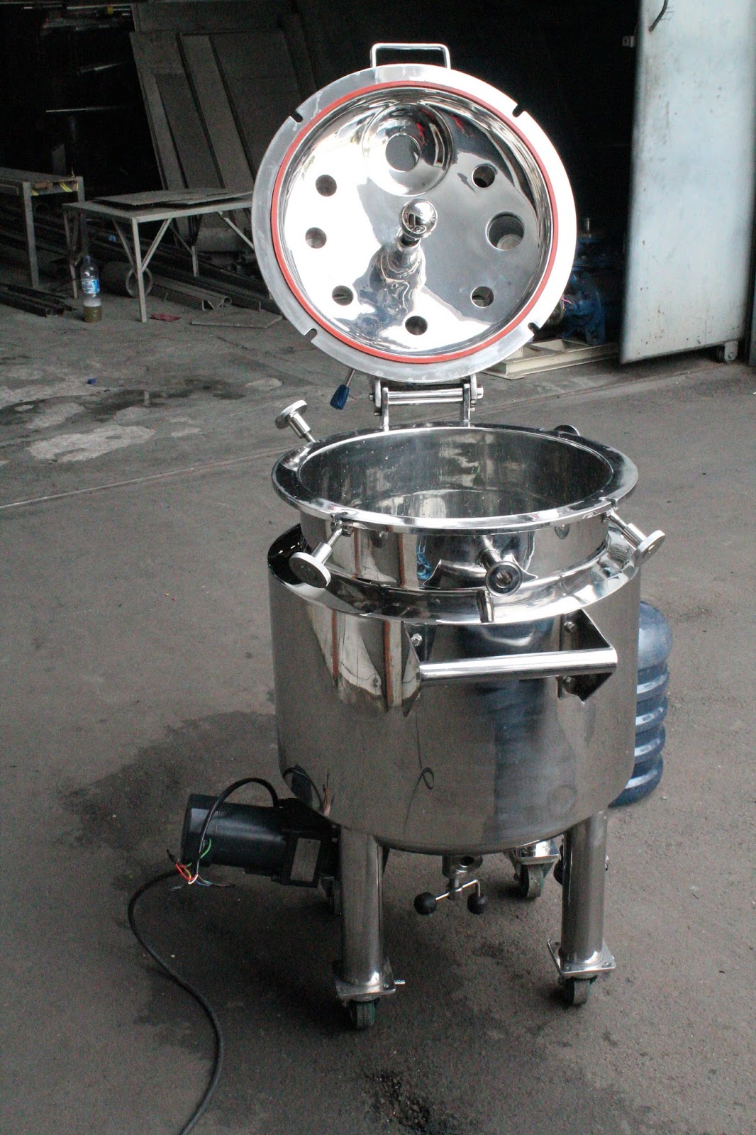 SPESIFIKASI MESIN FARMASI: SPESIFIKASI TANKI MIXING DOUBLE JACKET ...