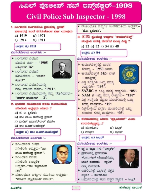 [PDF]PSI Question papers with Answers PSI ಪ್ರಶ್ನೋತ್ತರ ಕೈಪಿಡಿ PDF