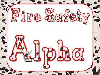 Educational Kismet : Fire Safety {Dalmatians} Alphabet