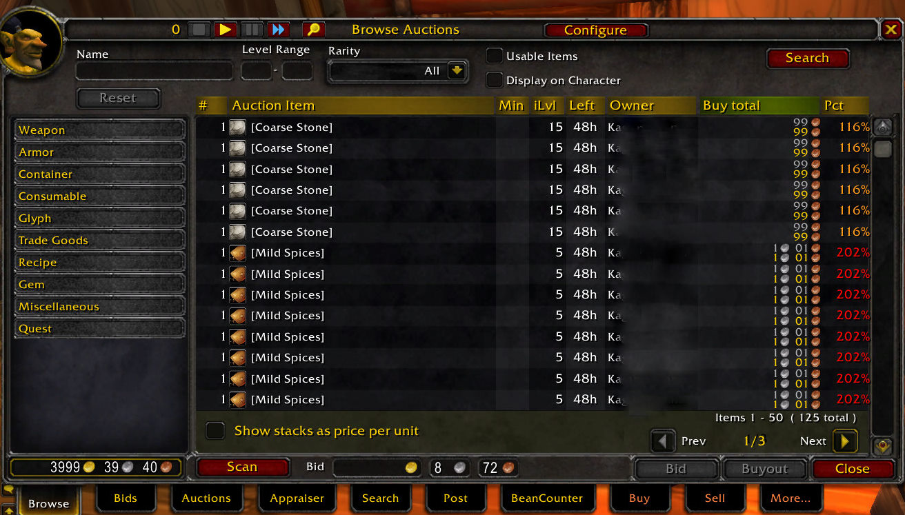 Confessions of an AH Sniper ~ ALTOs Gold"ish" Advice- The Worst WoW ...