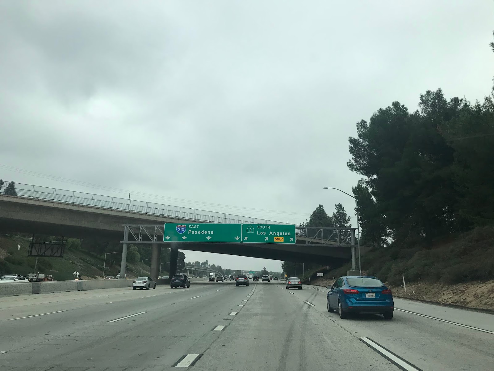 California State Route 2 on the Glendale Freeway