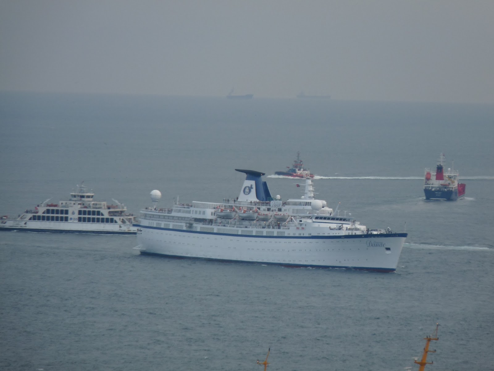 Cruise Ships on the Bosphorus