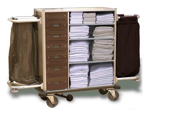 Komponen Room Attendant Trolley Beserta Membersihkan Dan Menyimpan ...