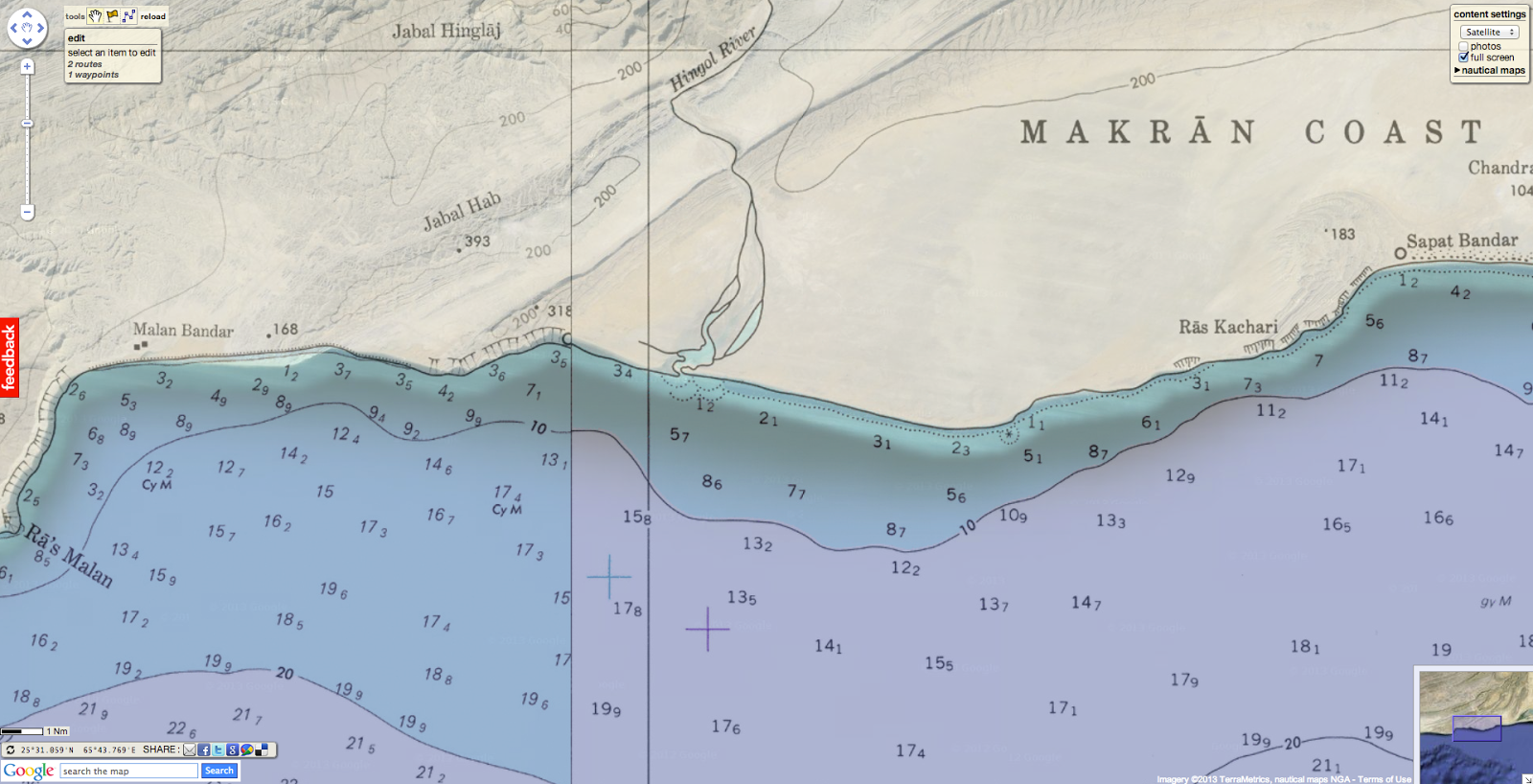 GeoGarage blog: Island pops up after the earthquake in Pakistan